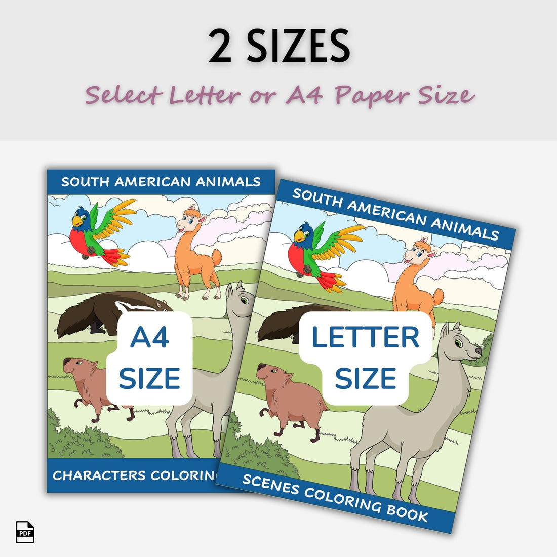 South American Animals Coloring Books – Wellness Resolve