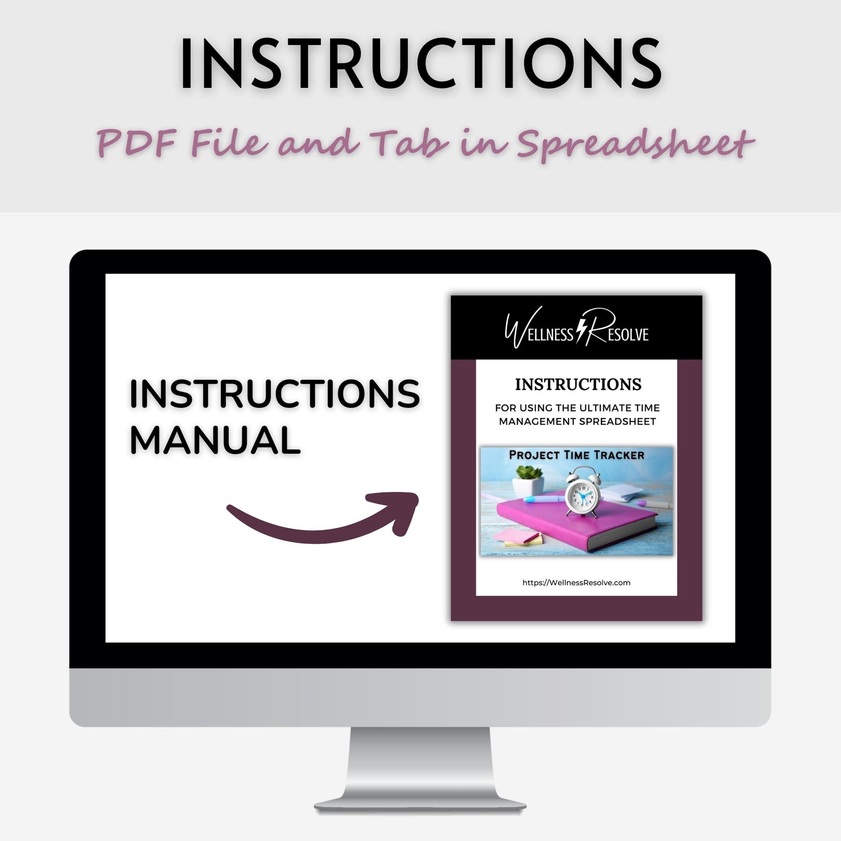 Ultimate Time Management Spreadsheet Template – Wellness Resolve